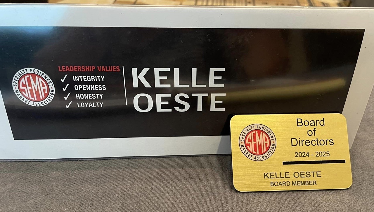 Kelle Oeste Installed on SEMA Board at 2024 Leaders and Legends Gala ...